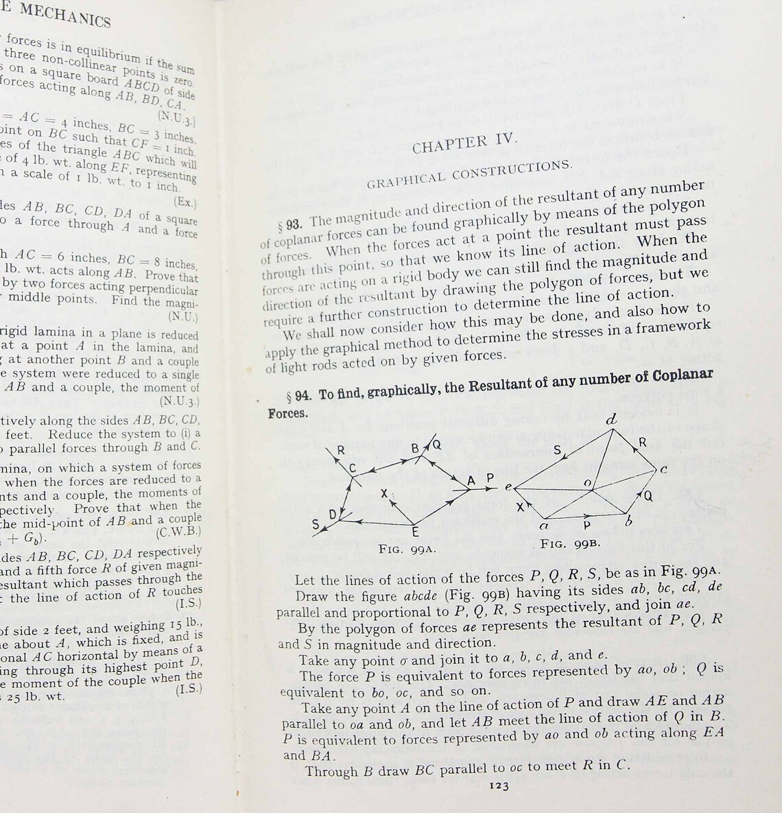 Mechanics Maths Book, 1940s Statics & Hydrostatics Mathematics Vintage ...