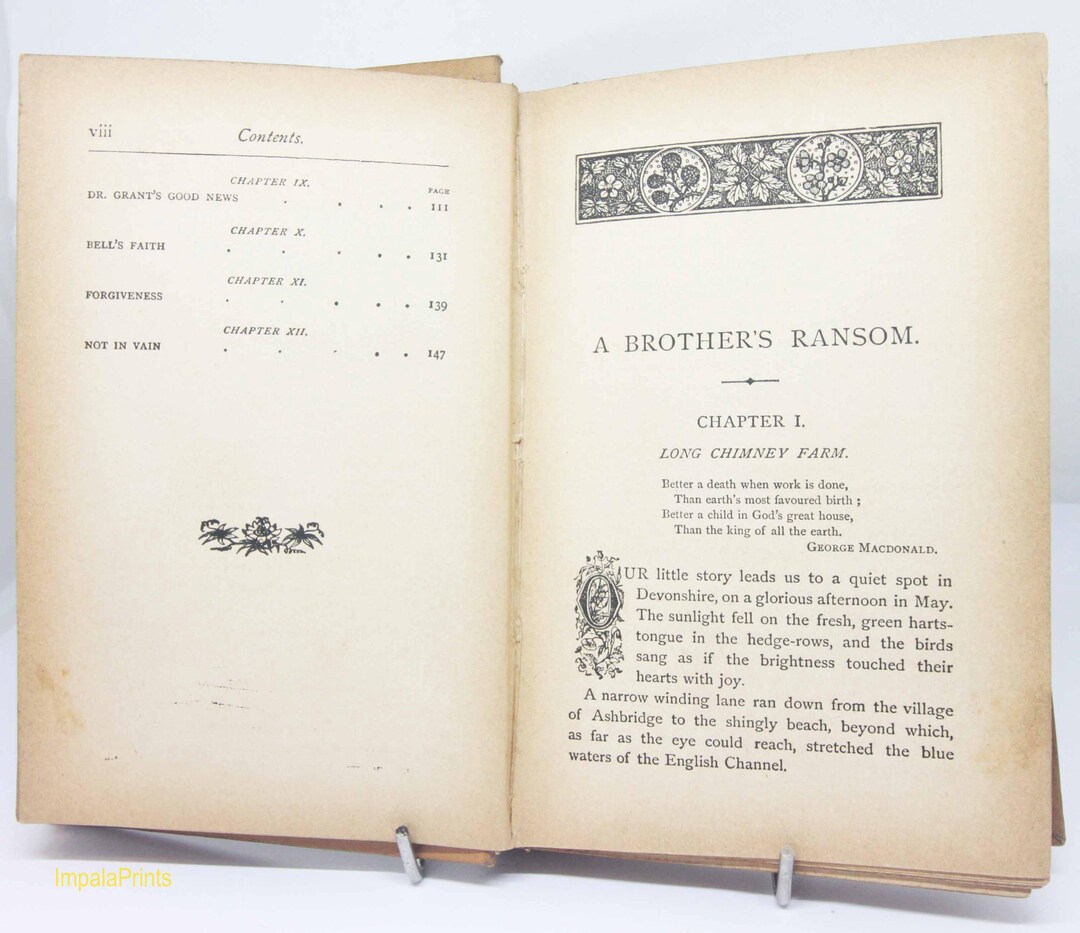 Antique Brothers Ransom 1920s Childrens Book Antique Story Book Antique ...