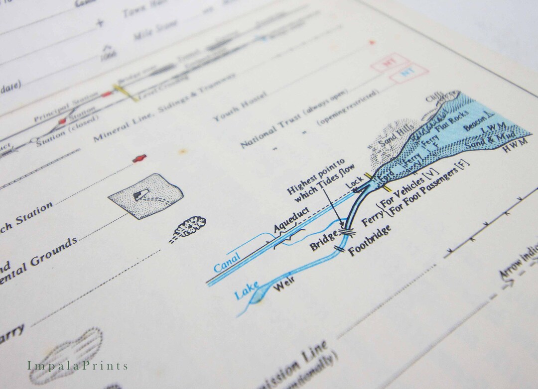Maps Vintage Book Cartography Map Making Ladybird Book Guide Book ...