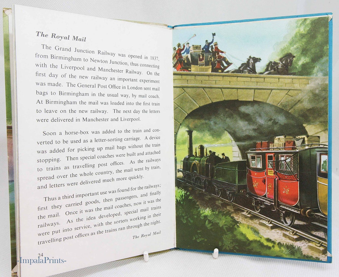 Railways Ladybird Book, Picture Books Vintage Book Trains Illustrations ...