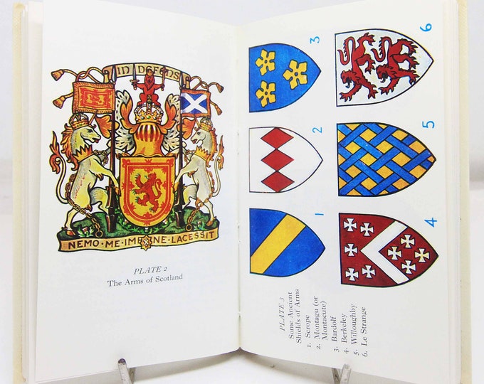 Heraldry Book, Illustrated Vintage Coat of Arms Book History Heraldic ...
