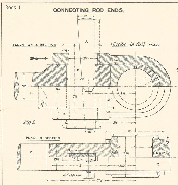 Piston Rod Drawing