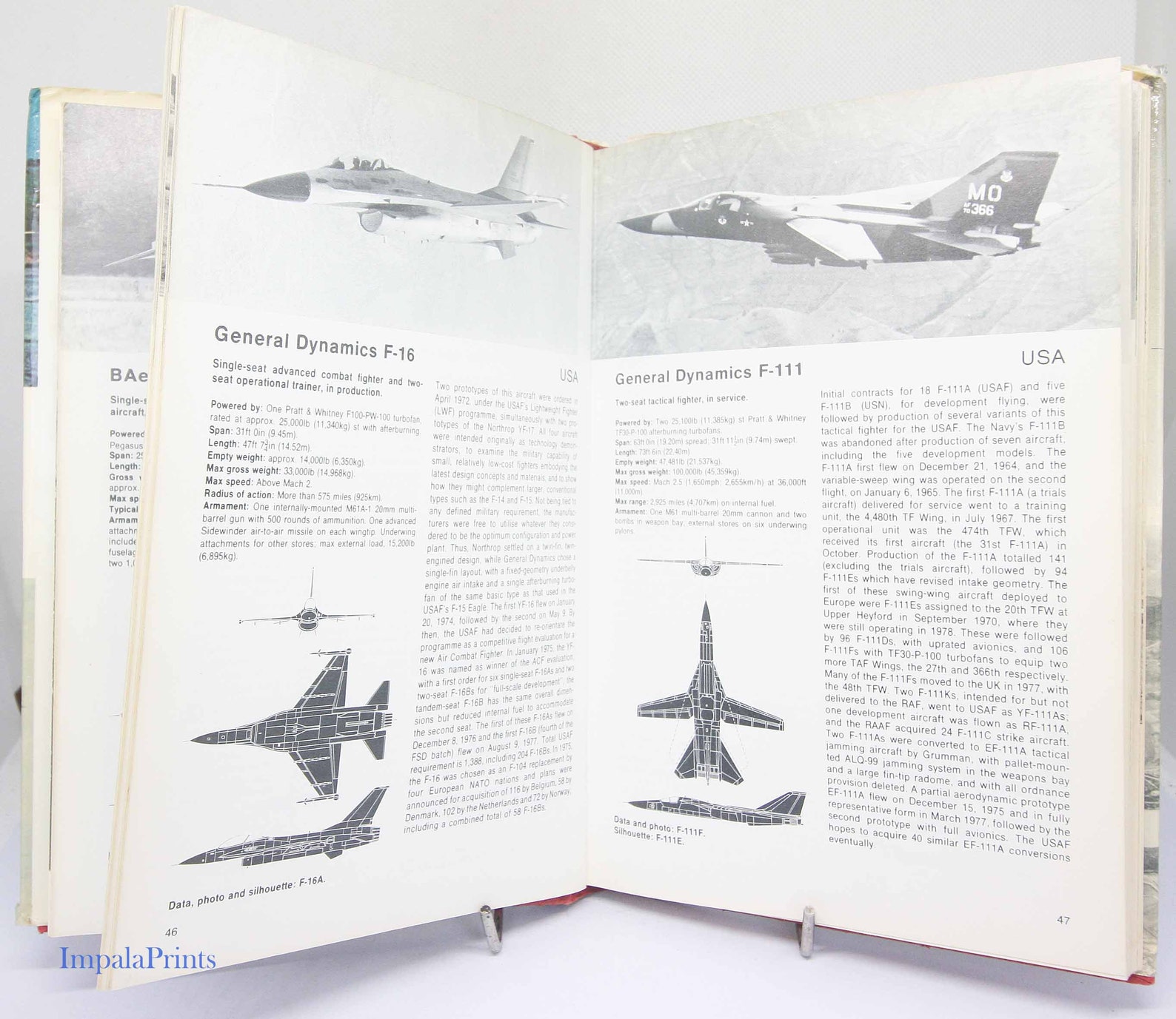Military Aviation Recognition Book 1970s Aircraft Book Illustrated and ...