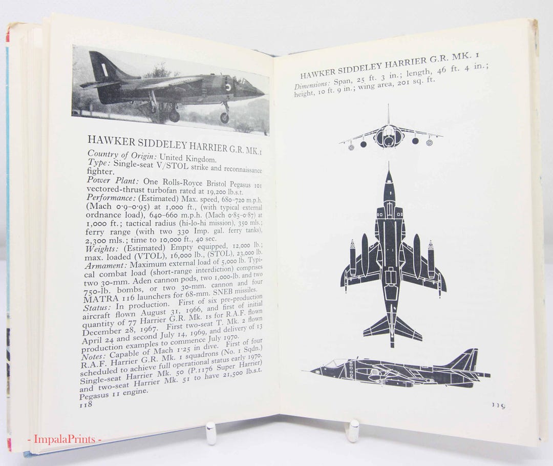 Aircraft Guide Aviation Spotter Book 1969 Military & Civil Aviation ...