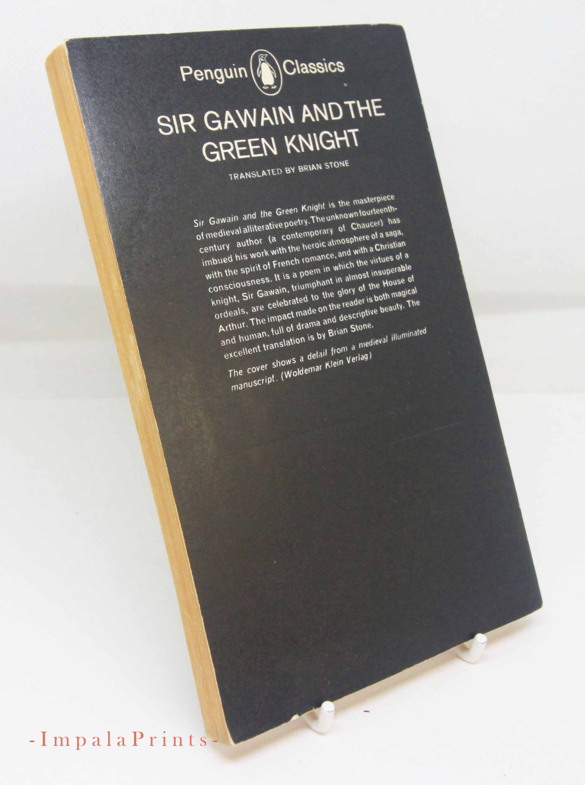 Sir Gawain & the Green Knight Saga Poetry Chivalric Romance Mythology ...