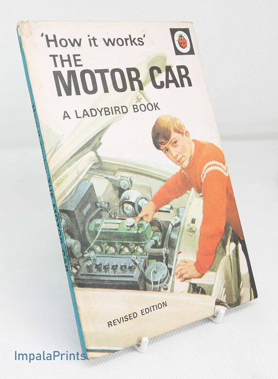 Vintage Book Motor Cars Ladybird Book Picture Book Childrens - Etsy