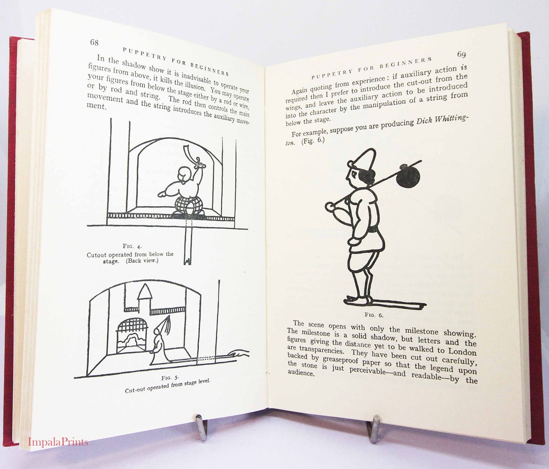 Puppetry for Beginners Craft Book Collectable 1952 Vintage Factual ...