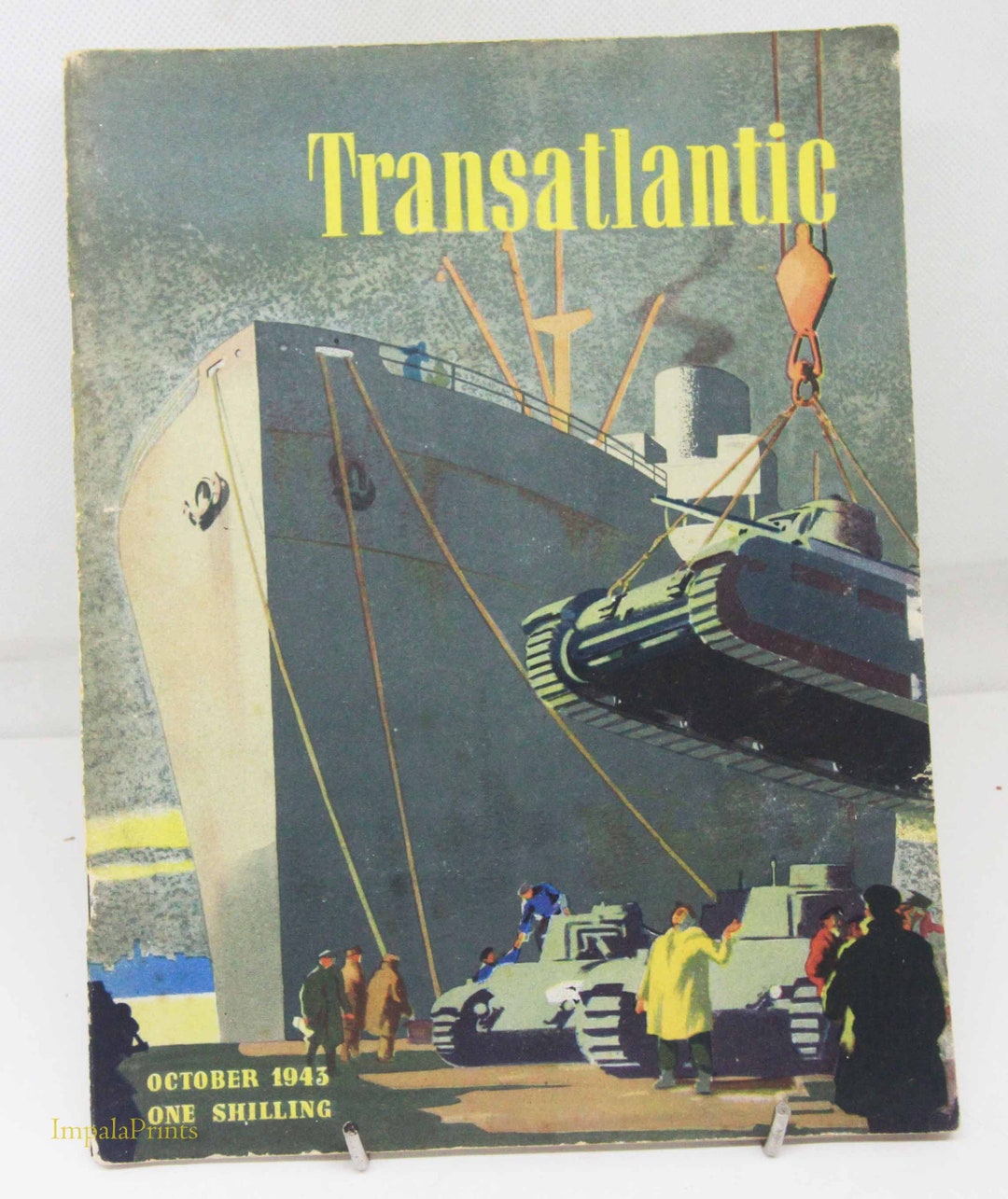 Transatlantic 1943 Booklet Wartime Magazine Ww2 Illustrated - Etsy