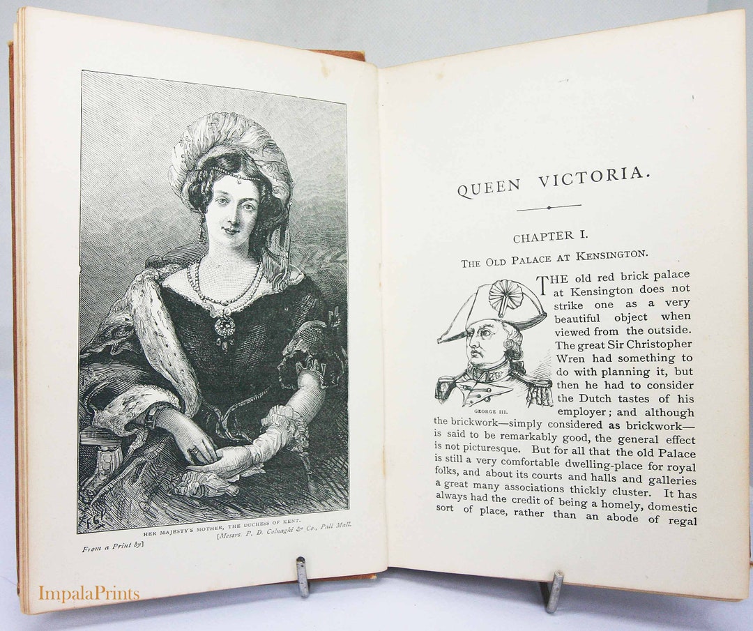 Queen Victoria Life and Reign 1887 Antique Victorian Royalty Guide ...