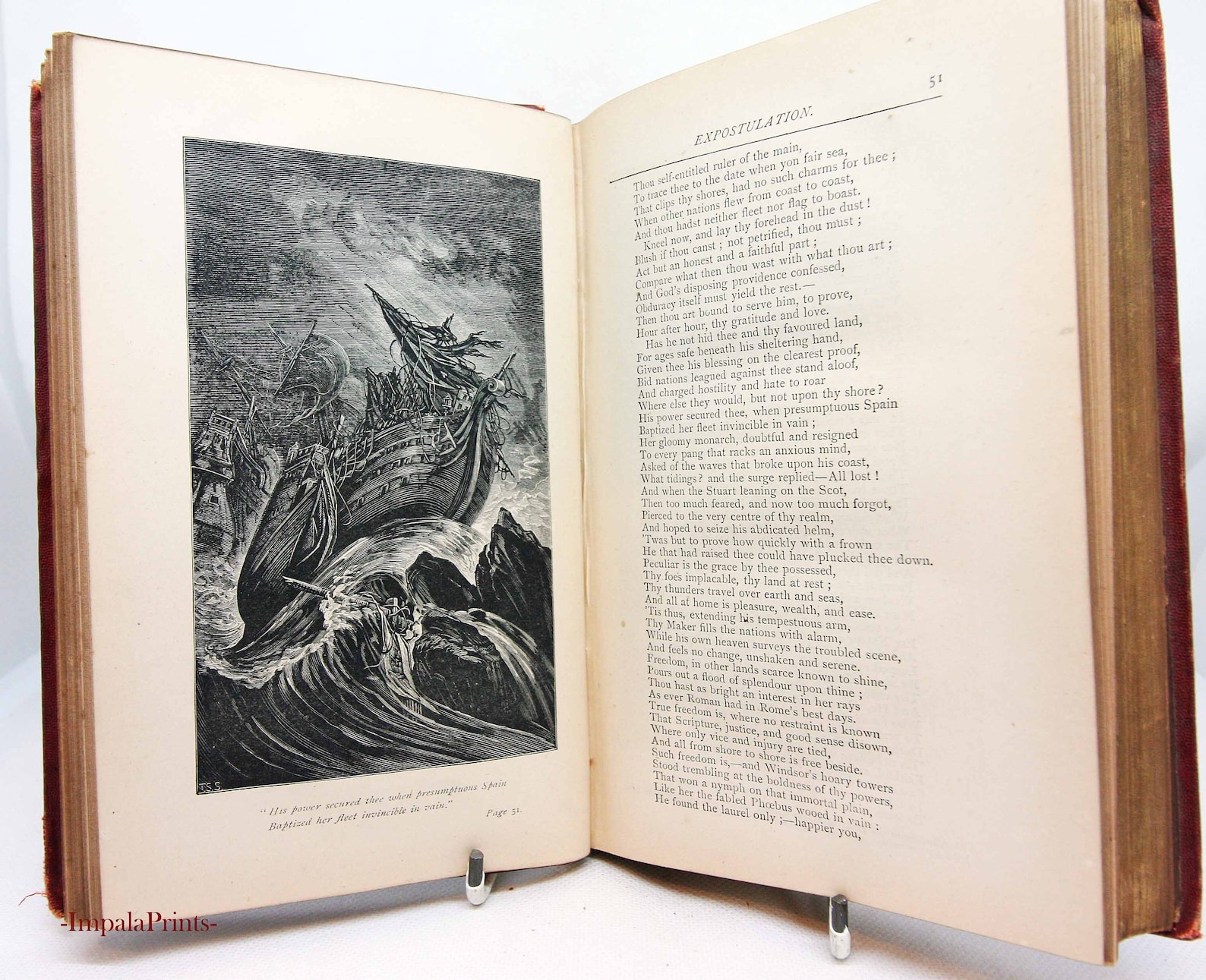 Poems by William Cowper 1800s Poetry Vintage Book Hardback Antique Rare ...