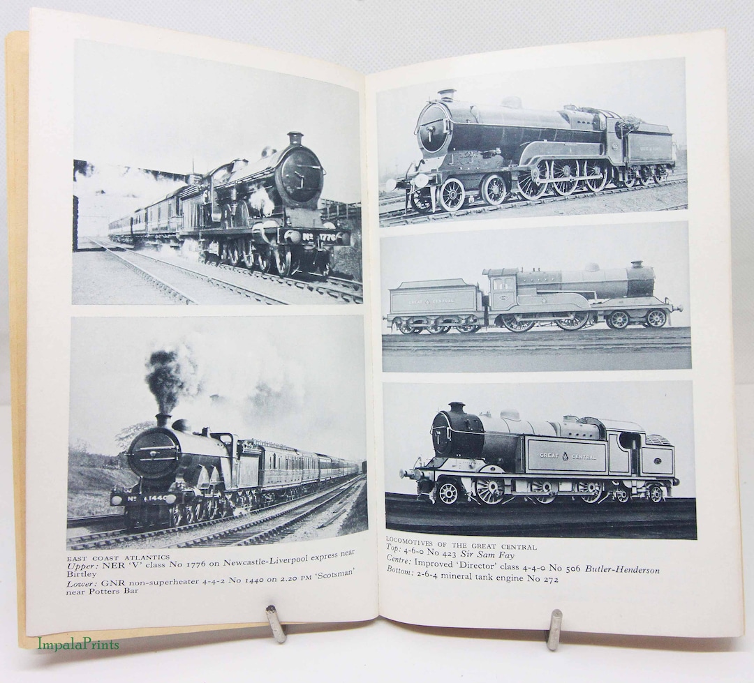 Railway Book Vintage 1969 LNER Steam Locomotive Paperback Vintage Book ...