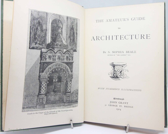 Antique Architecture Guide 1914 Illustrated Vintage Buildings Vintage ...