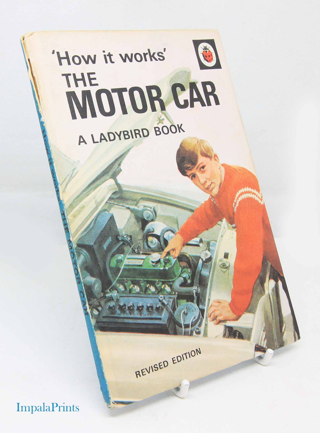 Vintage Book Motor Cars Ladybird Book Picture Book Childrens ...