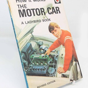 Vintage Book Motor Cars Ladybird Book Picture Book Childrens ...