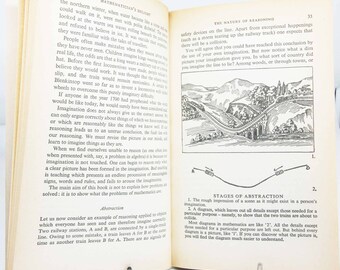 Vintage Math Book - Etsy