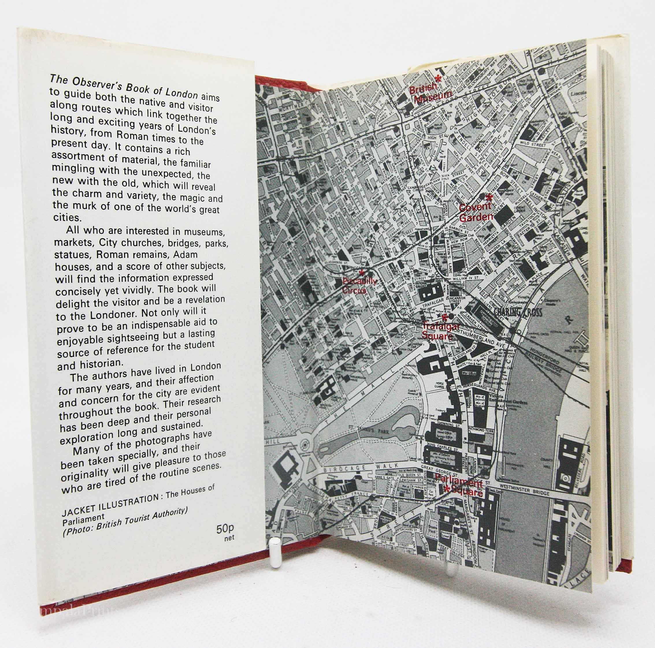 Vintage London Guide 1973 Illustrated Guidebook With Color Plates Retro ...