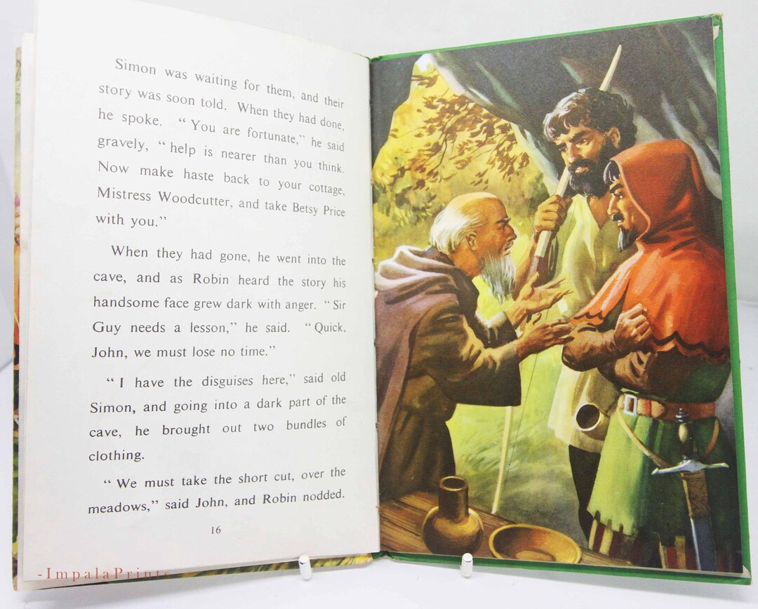 Robin Hood 1955 Ambush Ladybird Book Story Book Childrens Collectable ...
