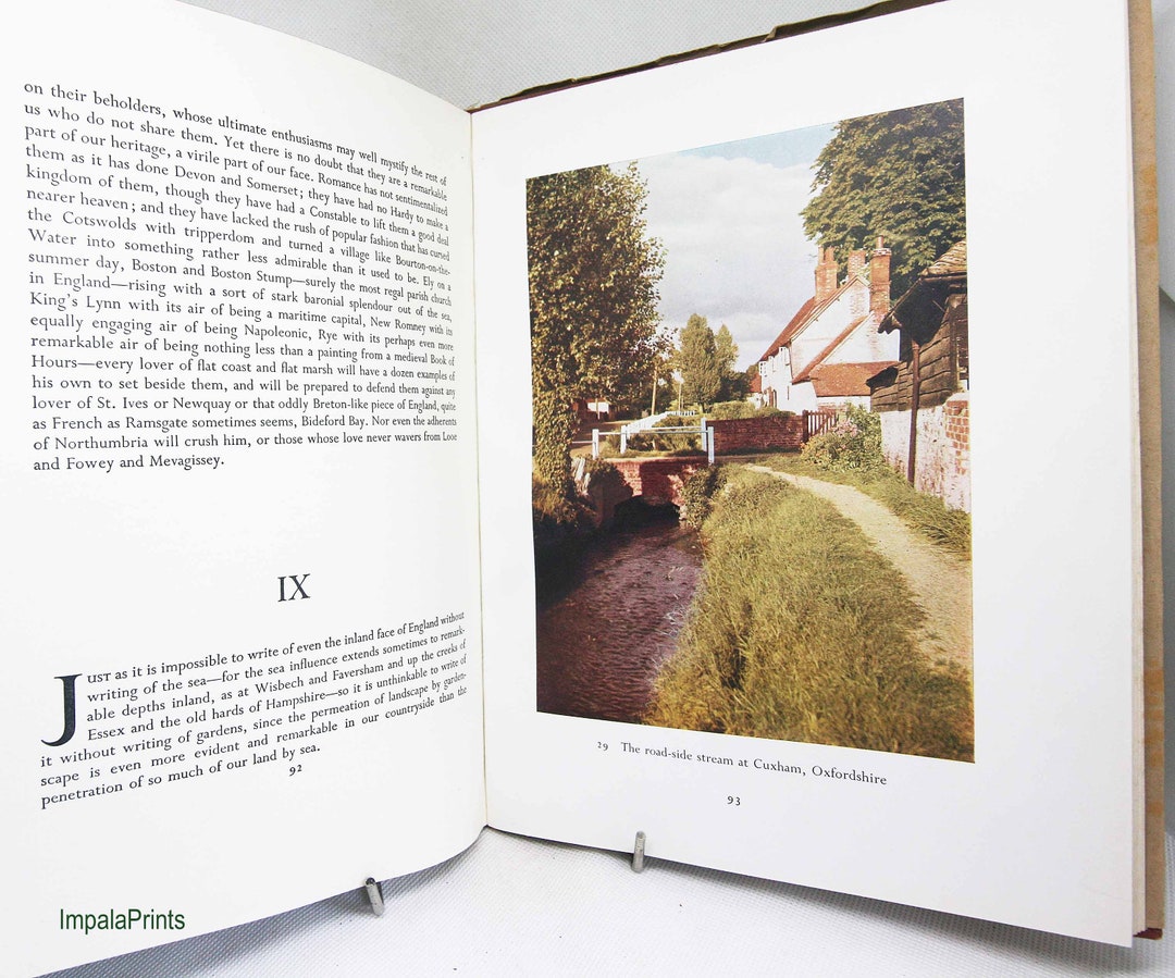 Vintage Picture Book Face of England Picture 1952 Book Travel Guide ...