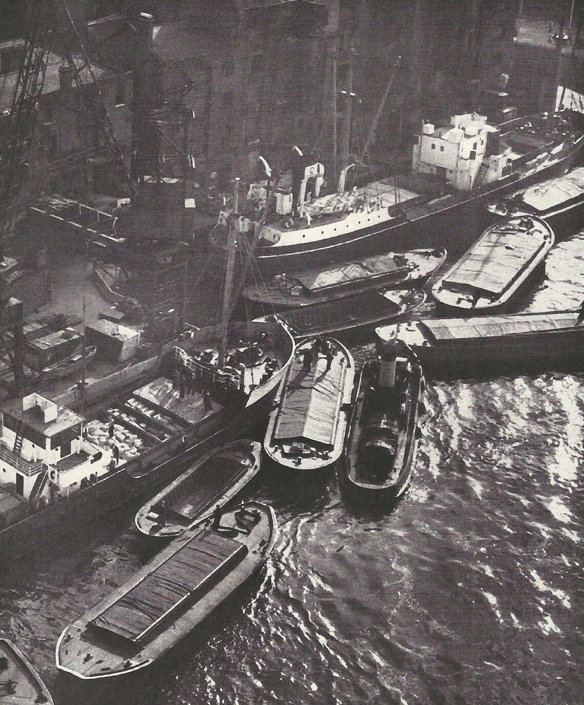 Industrial docks London Vintage Photo print 1950s Nostalgia | Etsy