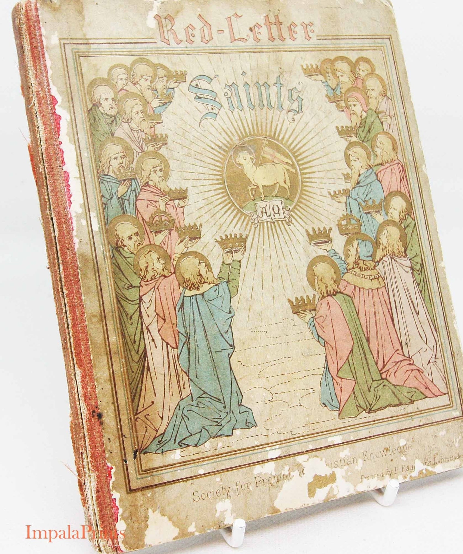 Red Letter Saints Antique 1891 Illustrated Hardback religious | Etsy
