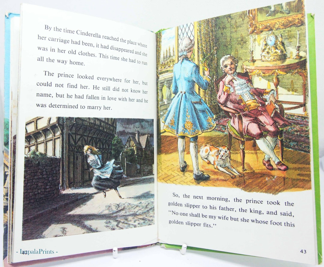 Cinderella Ladybird Book – Vintage Illustrated Fairy Tale, Classic ...