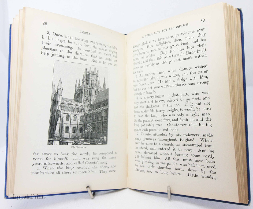 Historical Reader Antique 1910s Children British History Textbook Rare ...