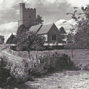 Little Chart, Near Ashford, Kent 1950s Vintage Print B & W Photograph ...