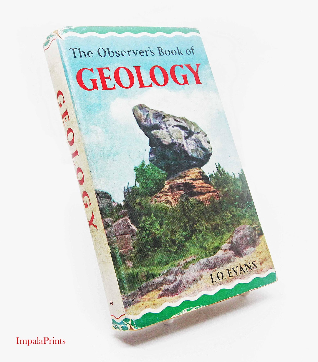 Geology Book Vintage 1950s Gift Illustrated Gfts Geography Science Book ...