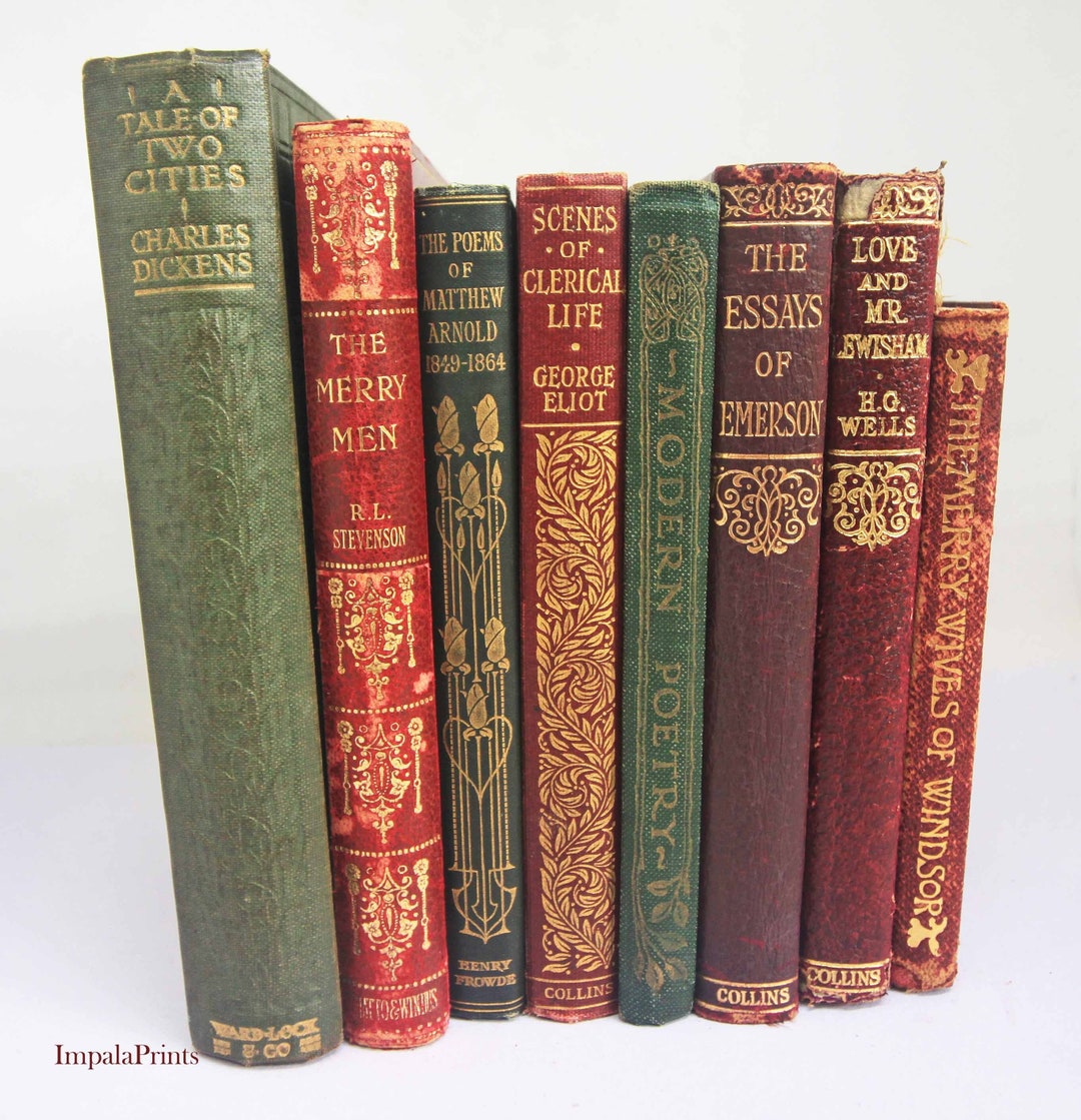 Adopt an Antique 100 Year Old Book Worn Loved Hardback Books Vintage ...