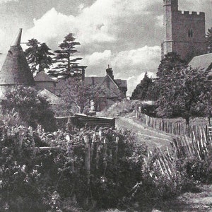 Little Chart, Near Ashford, Kent 1950s Vintage Print B & W Photograph ...