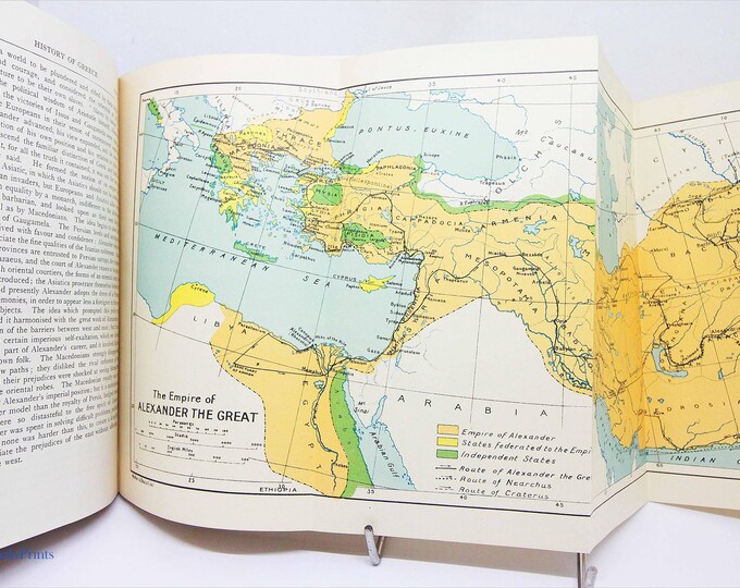 Greek History Vintage Ancient Greece Illustrated Vintage Hardback Book ...