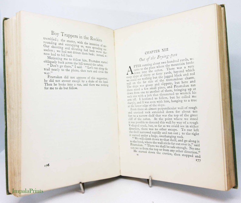 Boy Trappers in the Rockies 1939 Travel Adventure Book Travel Hardback ...