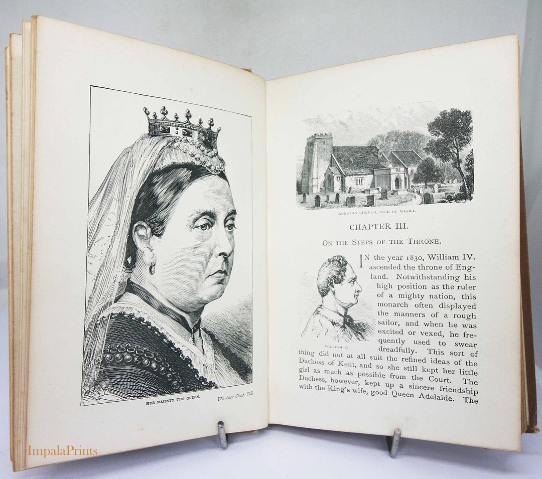 Queen Victoria Life and Reign 1887 Antique Victorian Royalty Guide ...