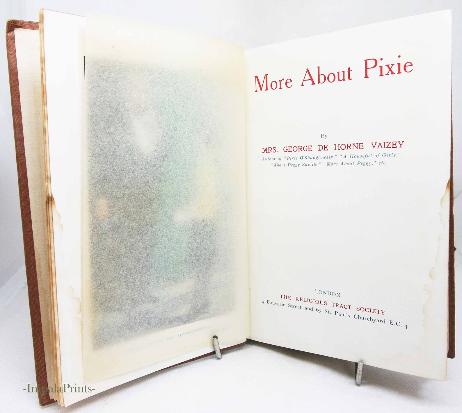 More About Pixie 1900s Antique Book Victorian Childrens Book Good ...