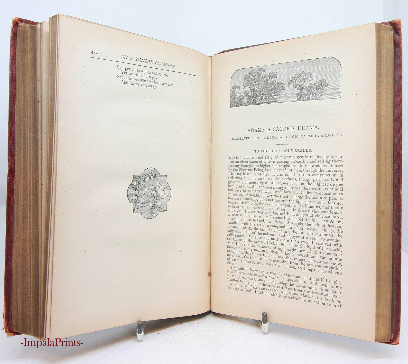 Poems by William Cowper 1800s Poetry Vintage Book Hardback Antique Rare ...