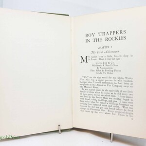 Boy Trappers in the Rockies 1939 travel adventure book Travel | Etsy