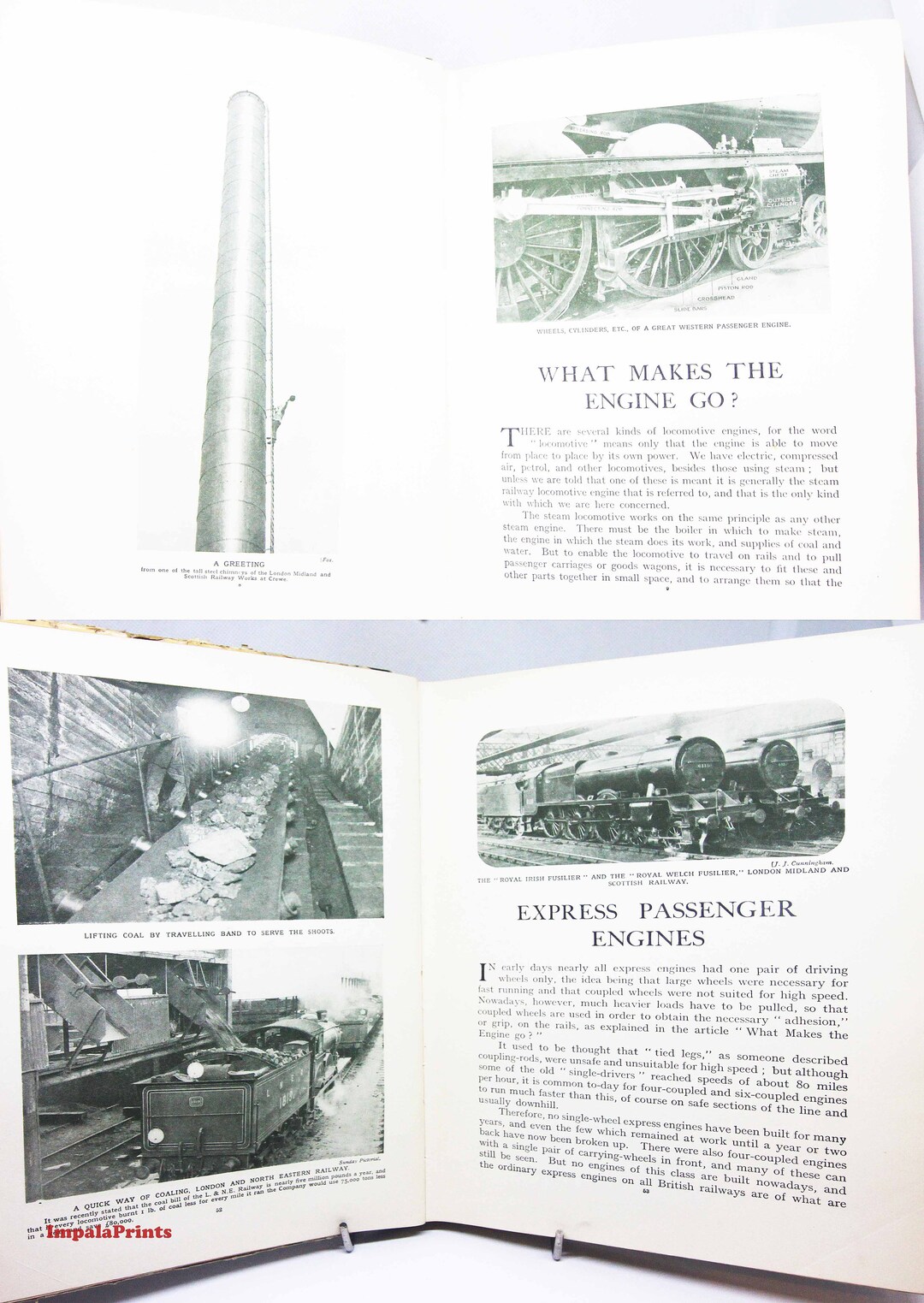 Childrens Book of Railway 1930s Engineering Book Childens Vintage Books ...