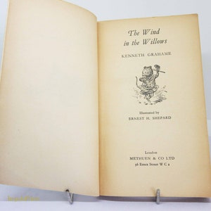 Wind in the Willows 1961 Vintage Illustrated Childrens Book Classic ...