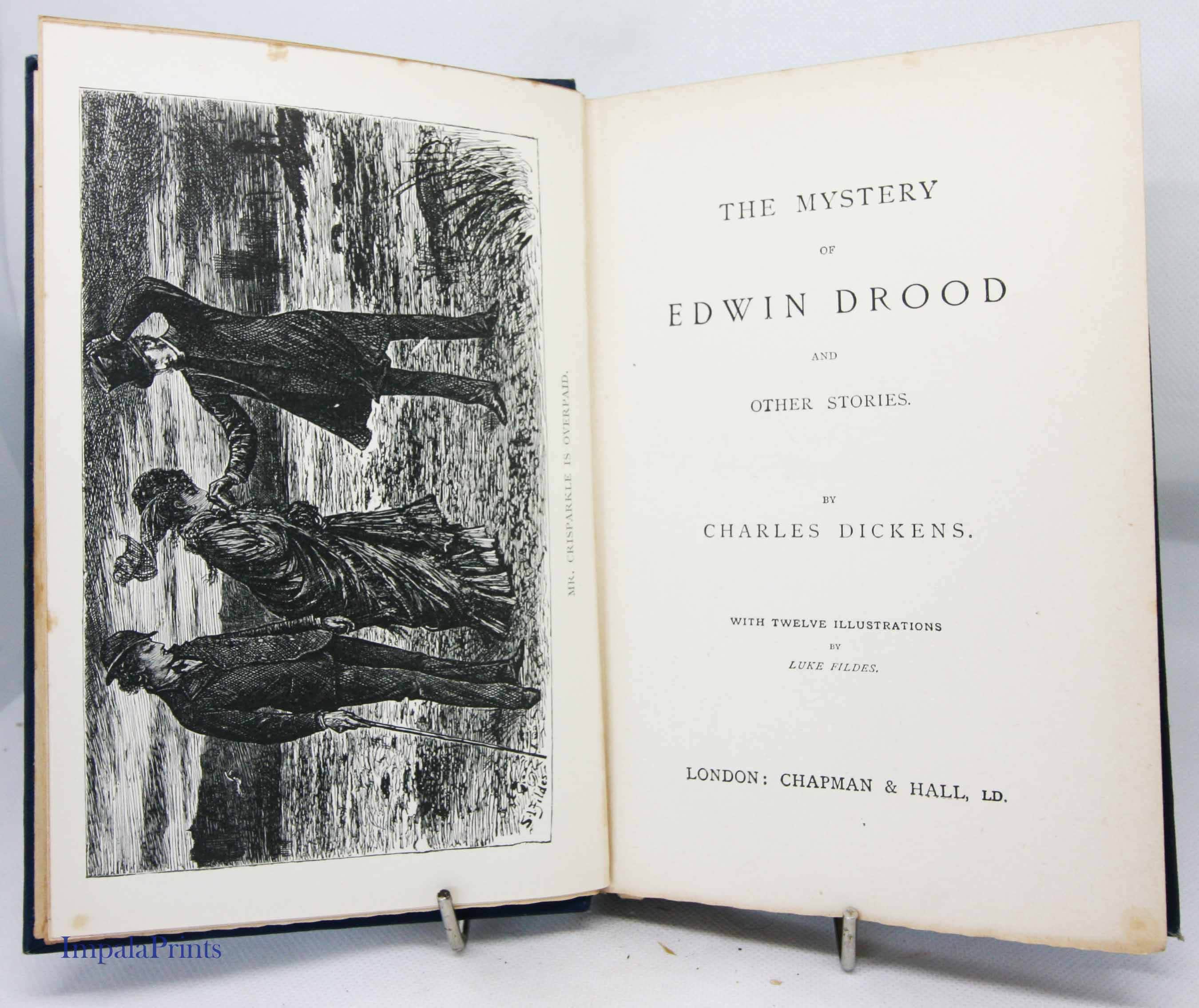 The Mystery of Edwin Drood & Other Stories Hardback 1900s | Etsy