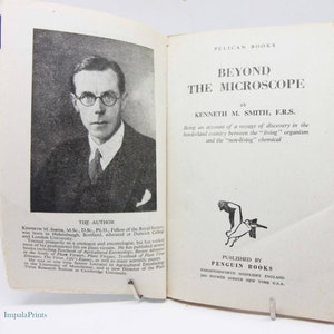 Beyond the Microscope 1943 Science Book Biology Illustrated Guide to ...