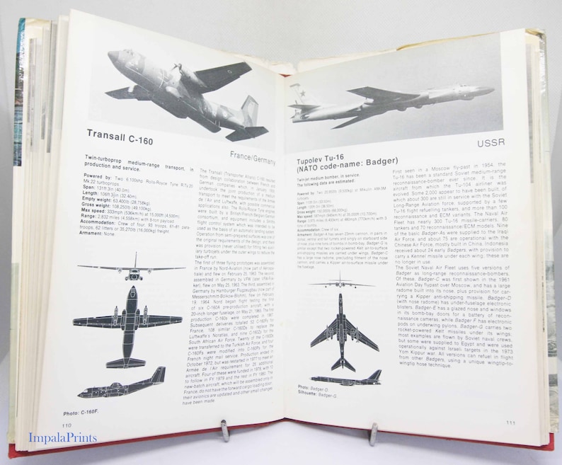 Military Aviation Recognition Book 1970s Aircraft Book - Etsy