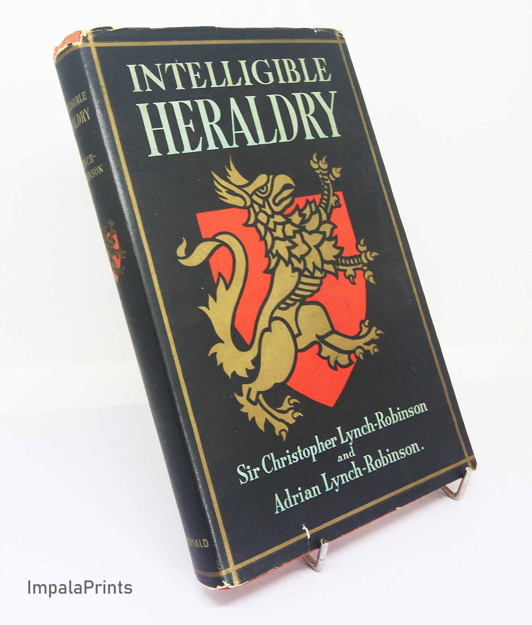 Heraldry Book, Vintage 1948 Book Illustrated Vintage Coat of Arms Book ...