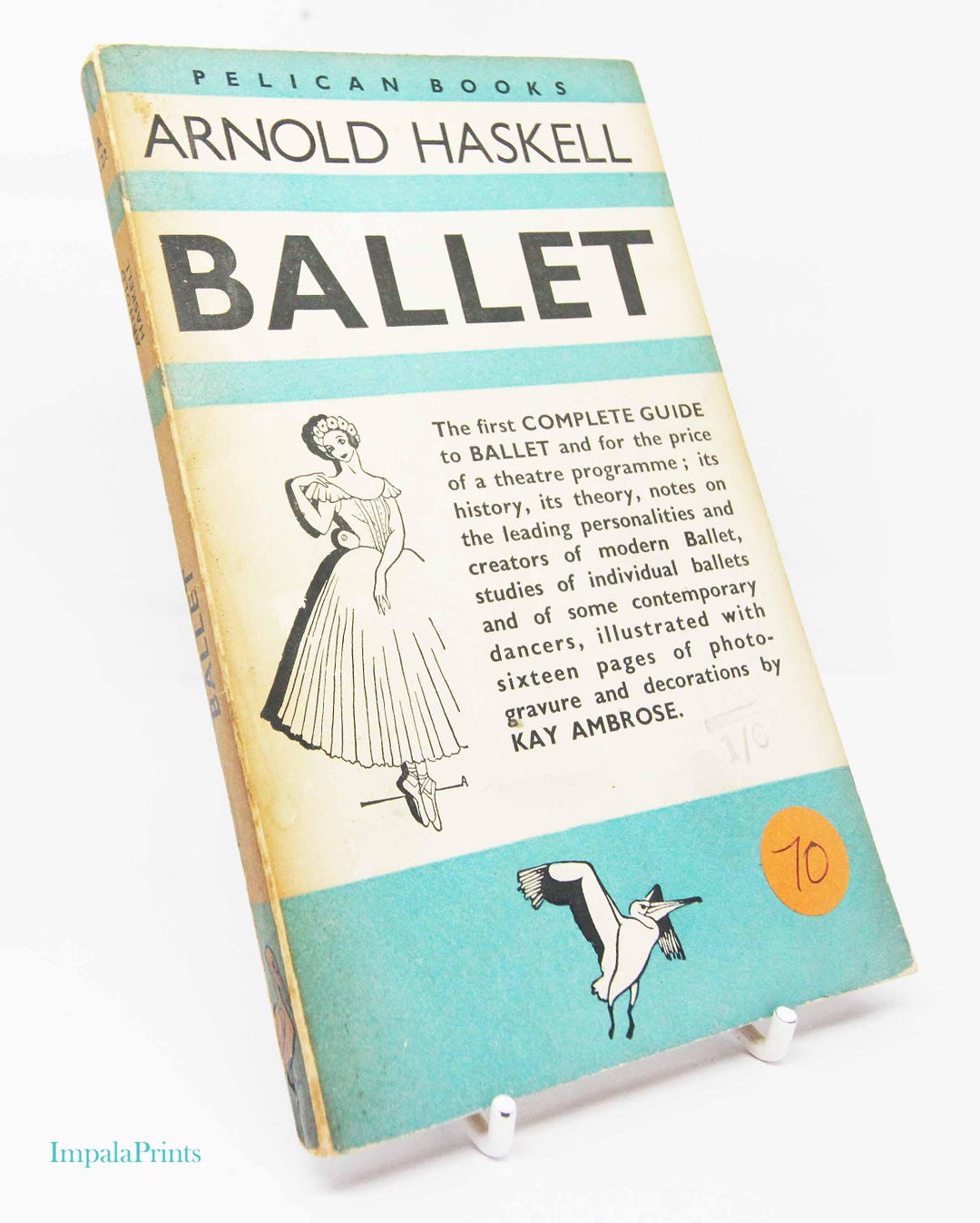 Complete Guide to Ballet 1950s Book Vintage Dance Pelican Blue ...