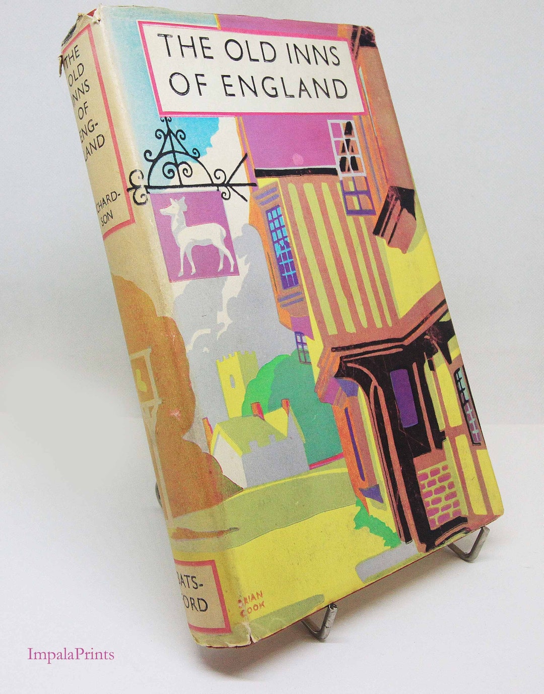 Old Inns of England History Book 1940s Picture Vintage Books Picture ...