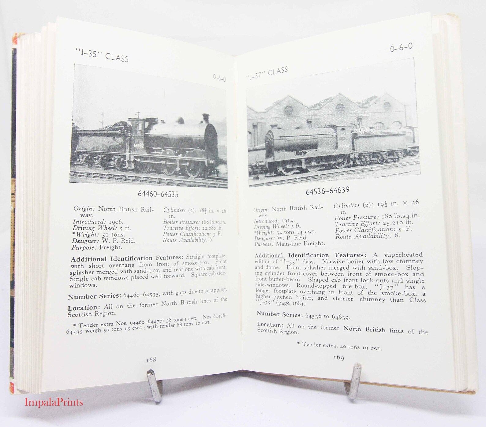 Locomotives of Britain 1963 Illustrated Colour Steam Trains Vintage ...