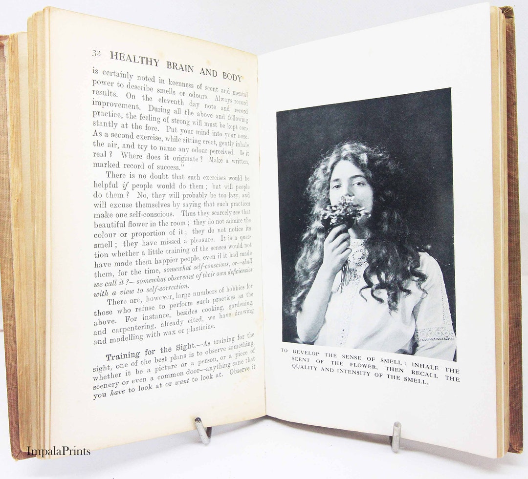 Healthy Brain, Healthy Body 1912 Self Help Book Illustratedsecrets of ...