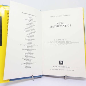 Mathematics Book Vintage Textbook Maths Book Classic Vintage Reference ...