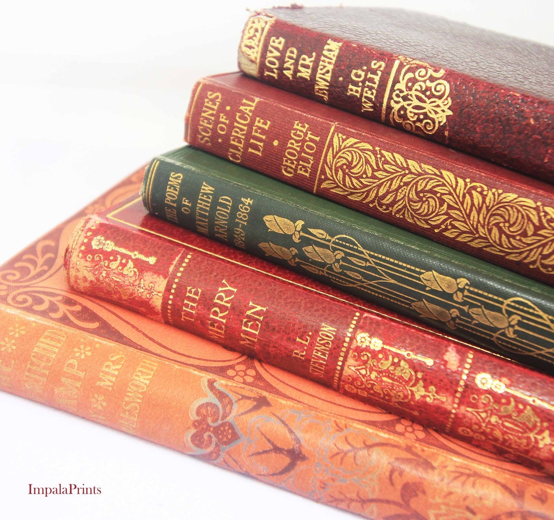 Adopt an Antique 100 Year Old Book Worn Loved Hardback Books Vintage ...