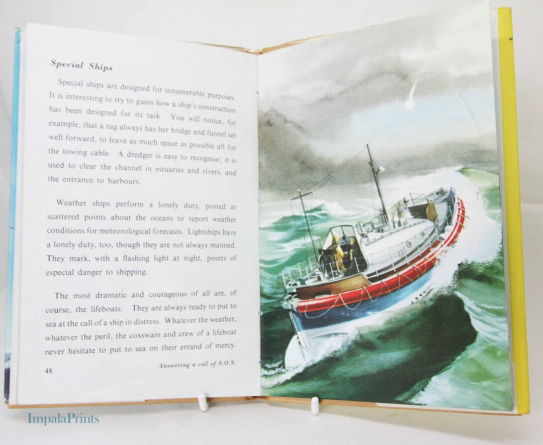Ships Maritime Theme 1960s Ladybird Book Illustrated History - Etsy