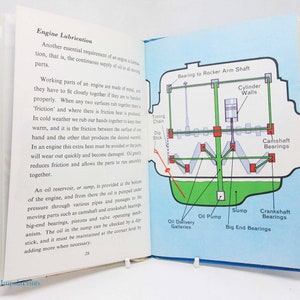 Vintage Book Motor Cars Ladybird Book Picture Book Childrens ...